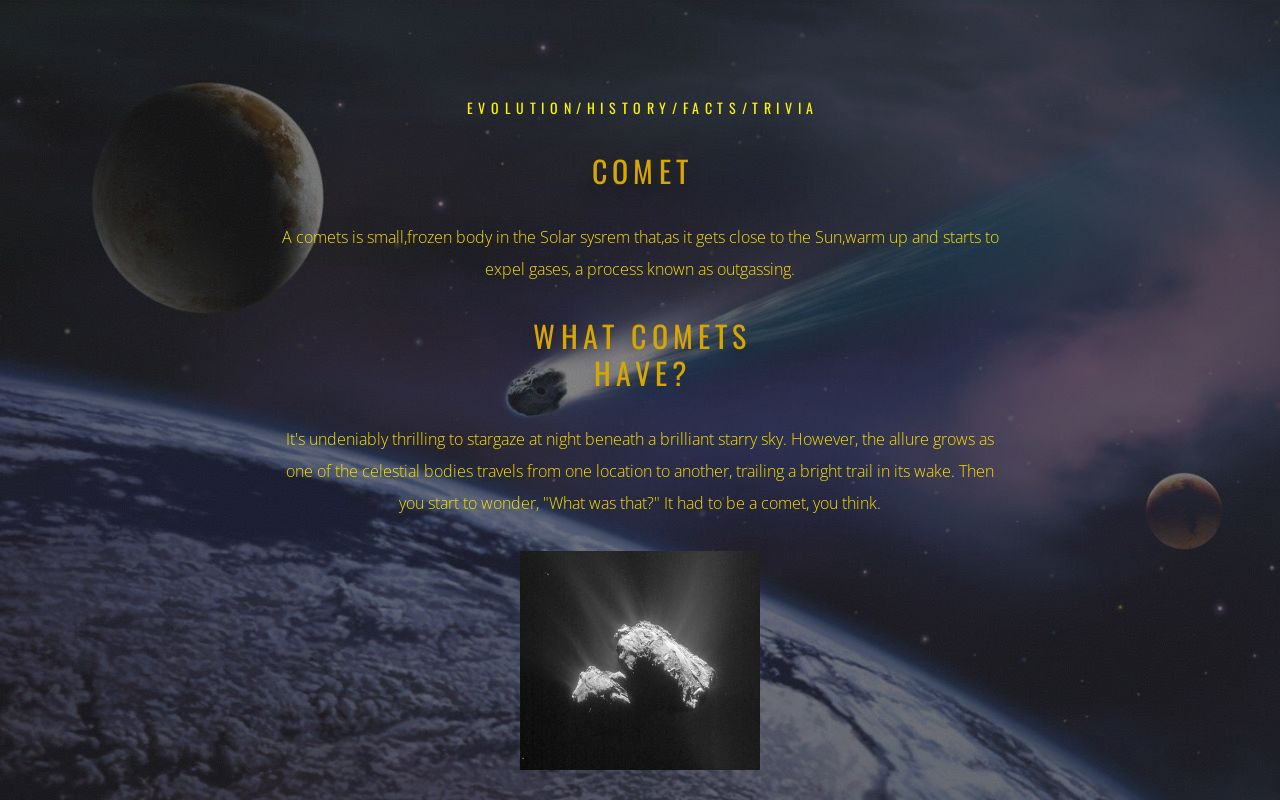 comets